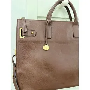 Brahmin | Bags | Brahmin Brown Leather Briefcase Business Executive ...